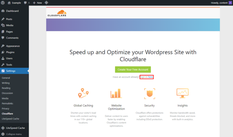 How to Set Up Cloudflare CDN on WordPress - Intech Cloud Blog